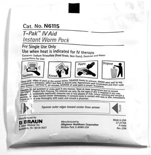 B.Braun IV Warm Paks N6115 One Case