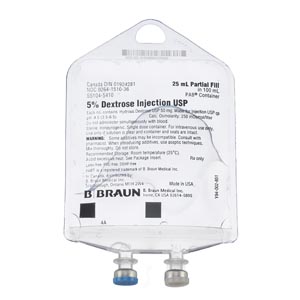 B.Braun Dextrose Injections USP S5104-5410 One Case