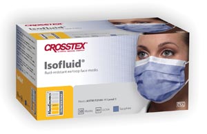 Crosstex Isofluid Earloop Mask Ctn Gcisa By Crosstex International
