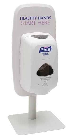 Gojo Purell Sanitizing Station Table Top Stand Each 2426-Ds By Gojo ...