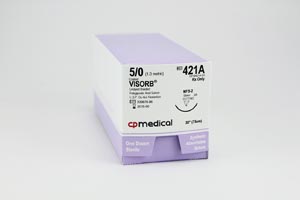 CP Medical Visorb Absorbable Suture Box 421A By CP Medical