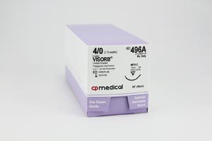 CP Medical Visorb Absorbable Suture Box 496A By CP Medical